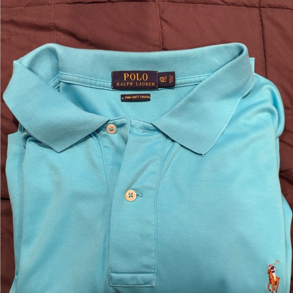 Polo Ralph Lauren | Shirts | Polo By Ralph Lauren Light Blue Polo Shirt ...